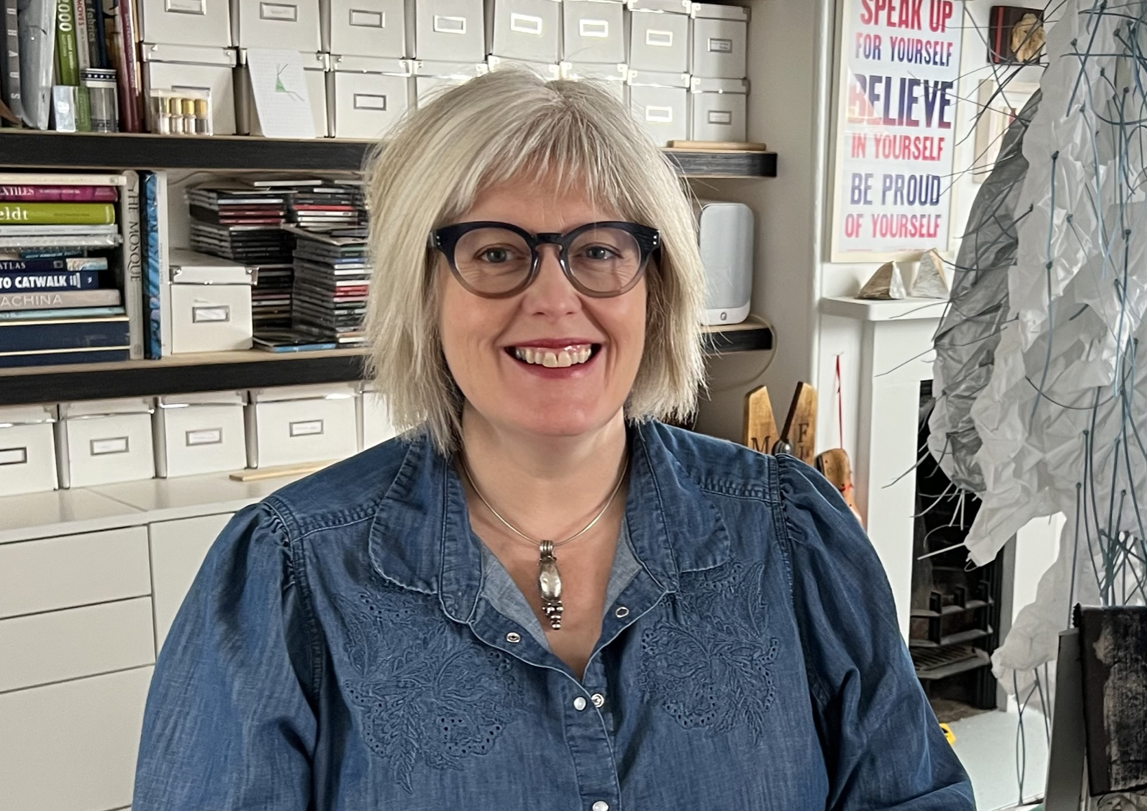 York textile artist is perfectly suited to Sunny Bank Mills